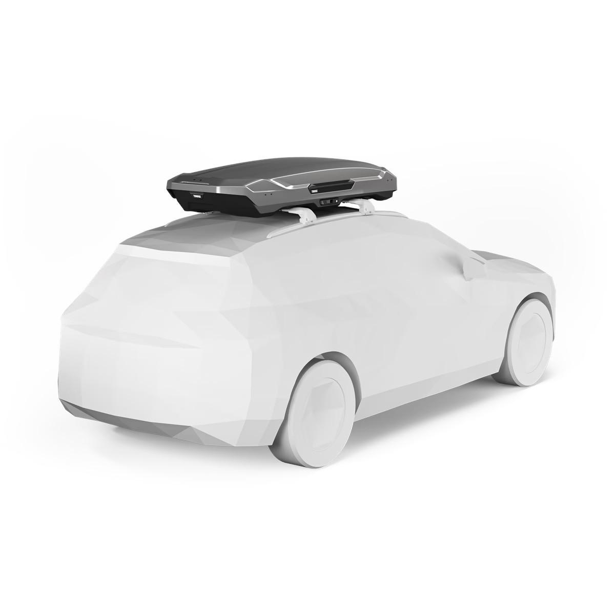 Thule Dachbox Dachkoffer Gepäckbox Motion 3 XL Low Titan Glossy #639401