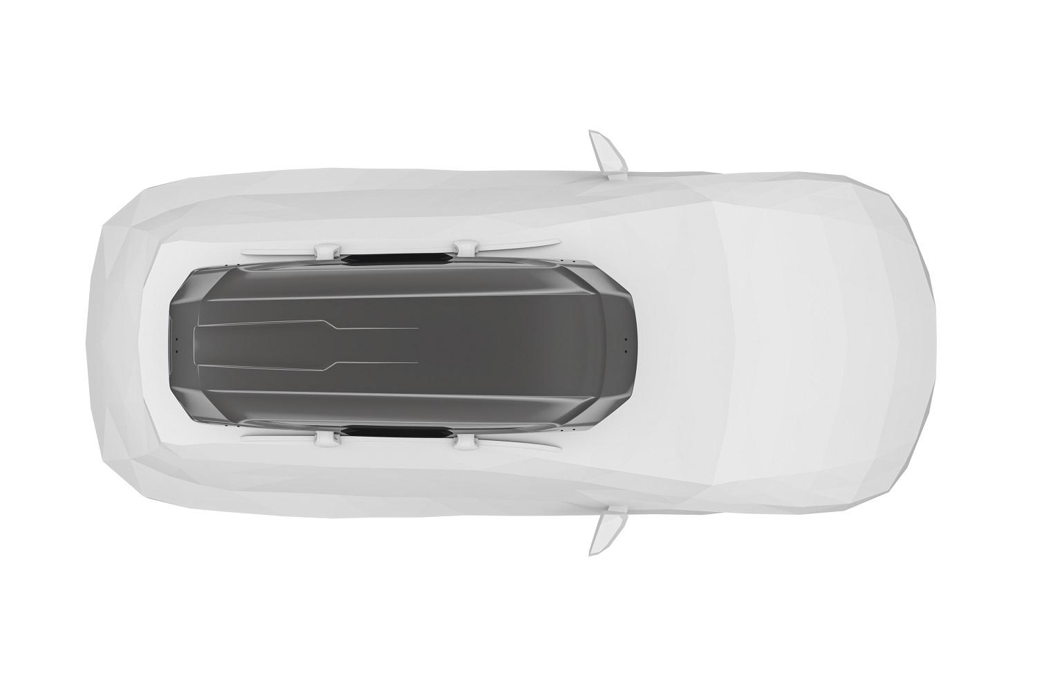 Thule Dachbox Dachkoffer Gepäckbox Motion 3 XXL Titan Glossy #639901