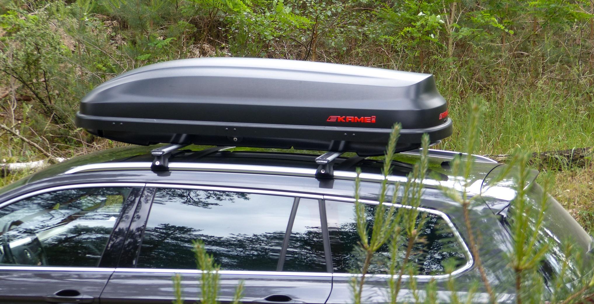 Kamei Dachbox Dachkoffer Gepäckbox BASE 400 schwarz matt DuoLift