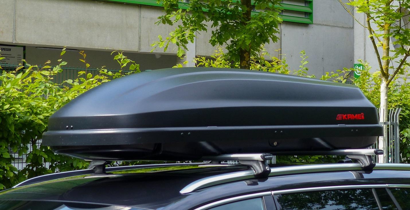 Kamei Dachbox Dachkoffer Gepäckbox BASE 400 schwarz matt DuoLift
